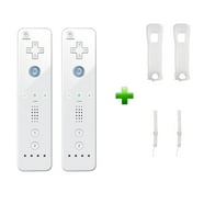TekDeals Black Wireless Remote Wiimote & Nunchuck Controller Combo Set ...