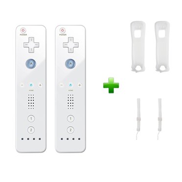 TekDeals Black Wireless Remote Wiimote & Nunchuck Controller Combo Set ...