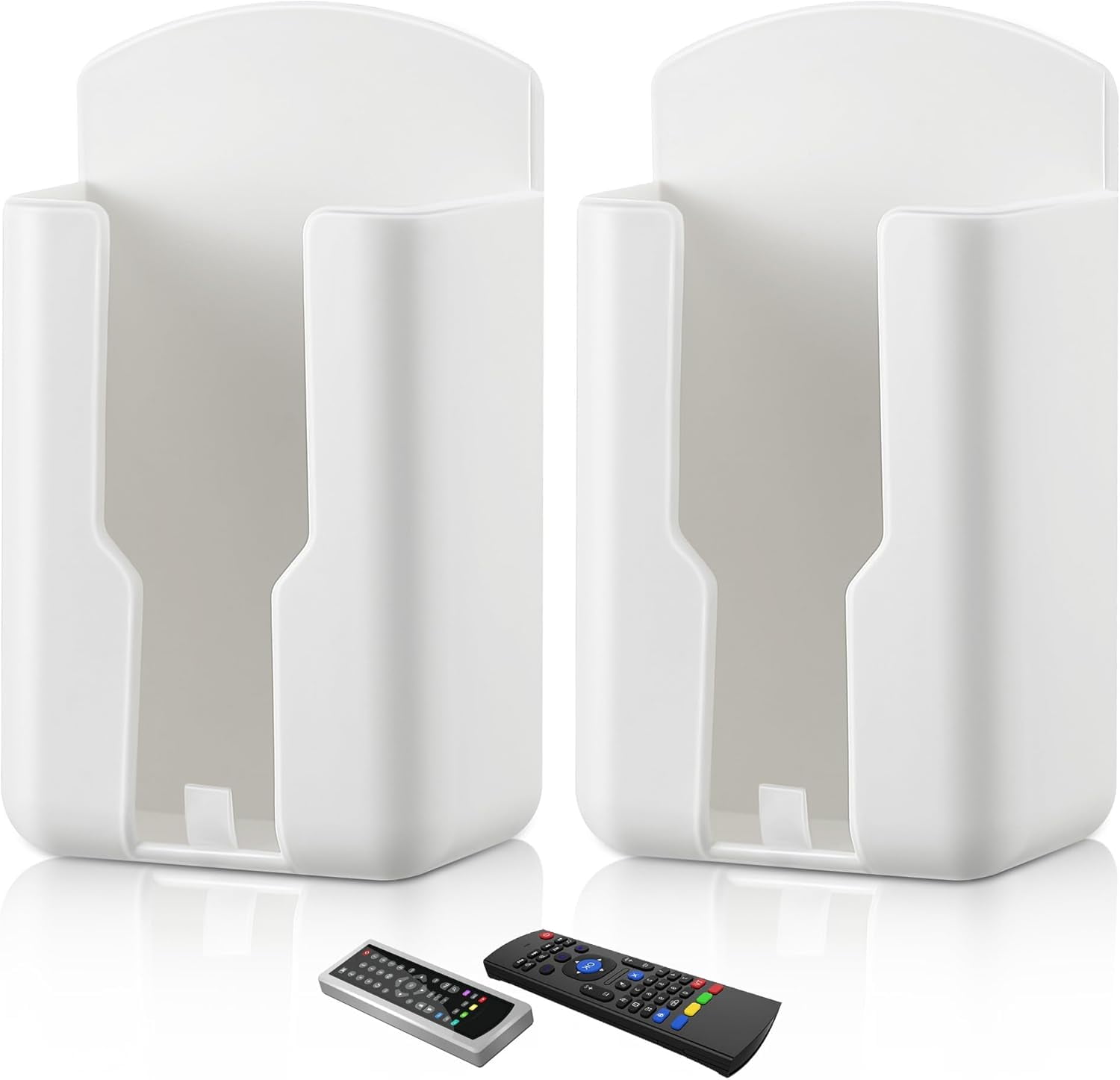 2 Pack Remote Holder Wall Mount, Remote Control Holder Organizer with ...