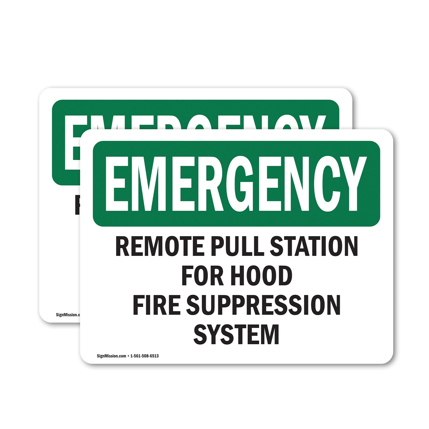 (2 Pack) Remote Pull Station For Hood Fire Suppression OSHA Emergency ...