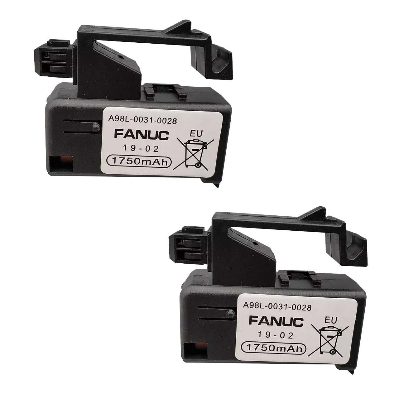 (2-Pack) Replacement Battery for Fanuc A98L-0031-0028, A02B-0323-K102 ...