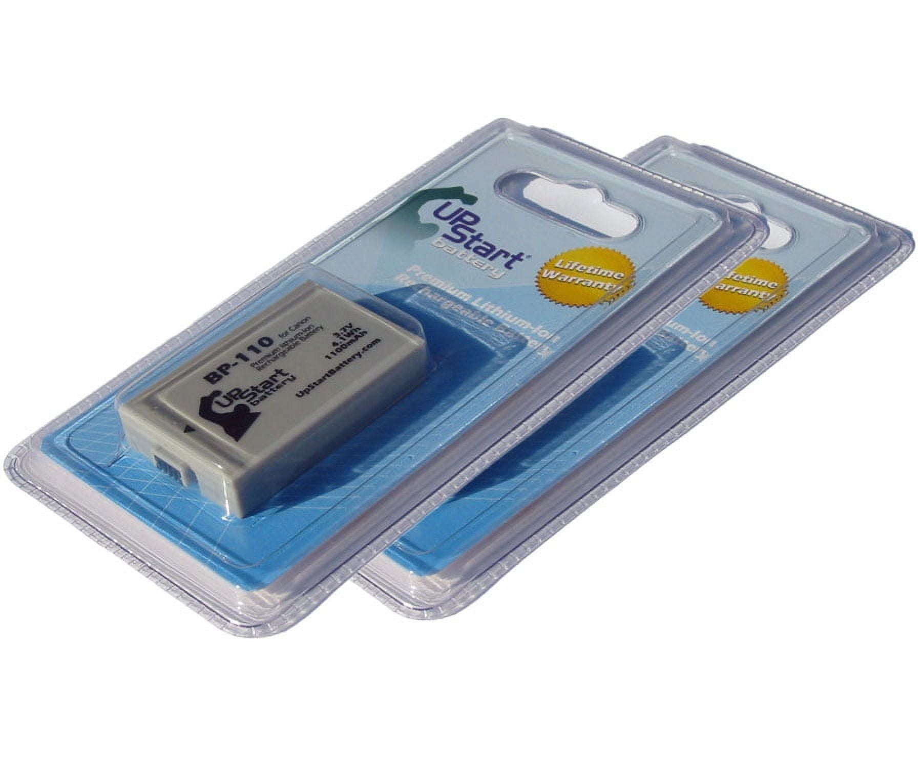 2-Pack Replacement Canon BP-110 Battery for Canon CG-110, HF R21, iVIS ...
