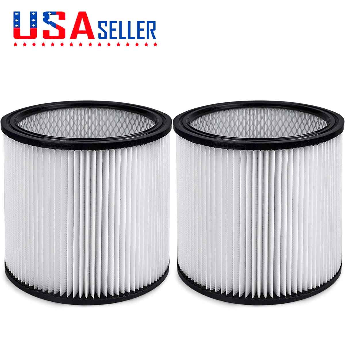 2 Pack Replacement Filter Compatible with Shop Vac 90304 90333 90350 ...