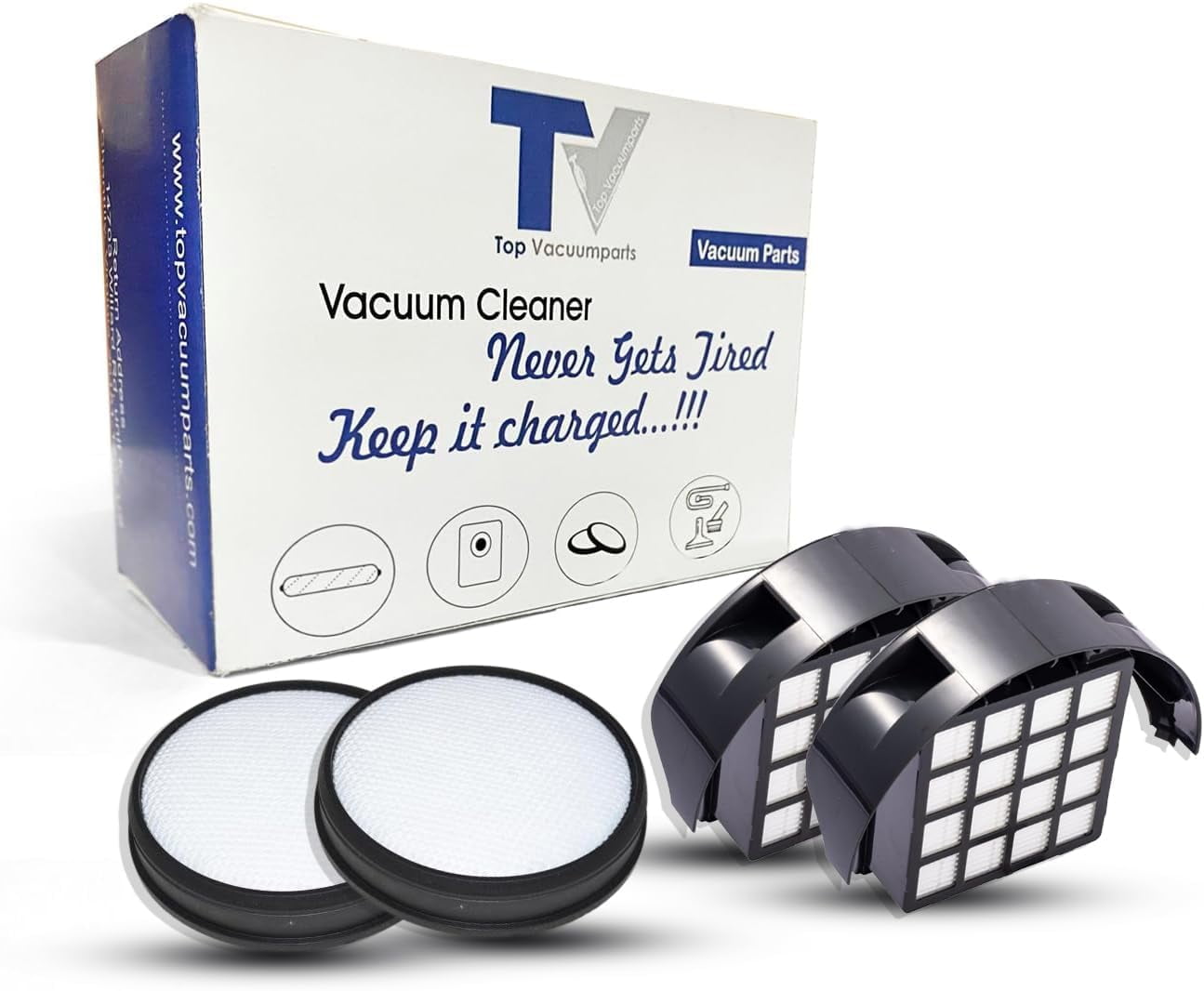 2 Pack Replacement Filter Kits for Hoover WindTunnel 3 Pro Pet Upright ...