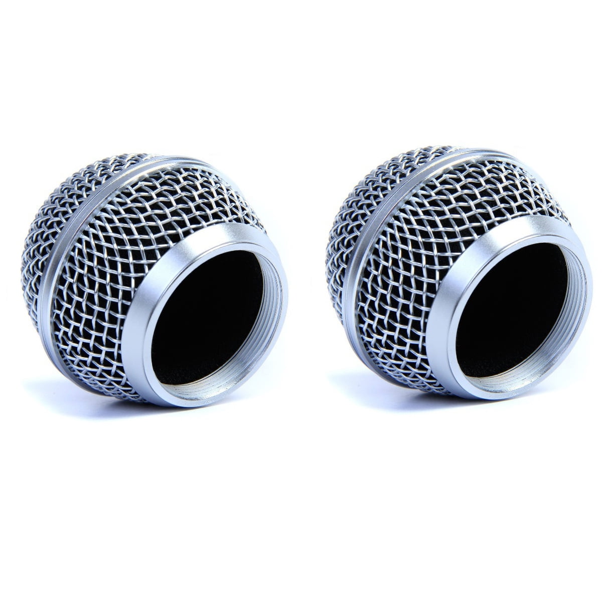 2 Pack Replacement Microphone Grill Mesh,Microphone Ball Head Grille ...