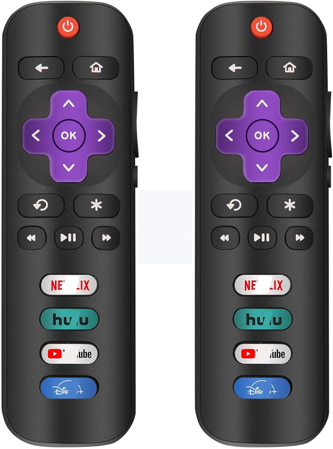 2 Pack Replacement Only for TV Remote, Compatible TCL /Hisense /Sharp ...