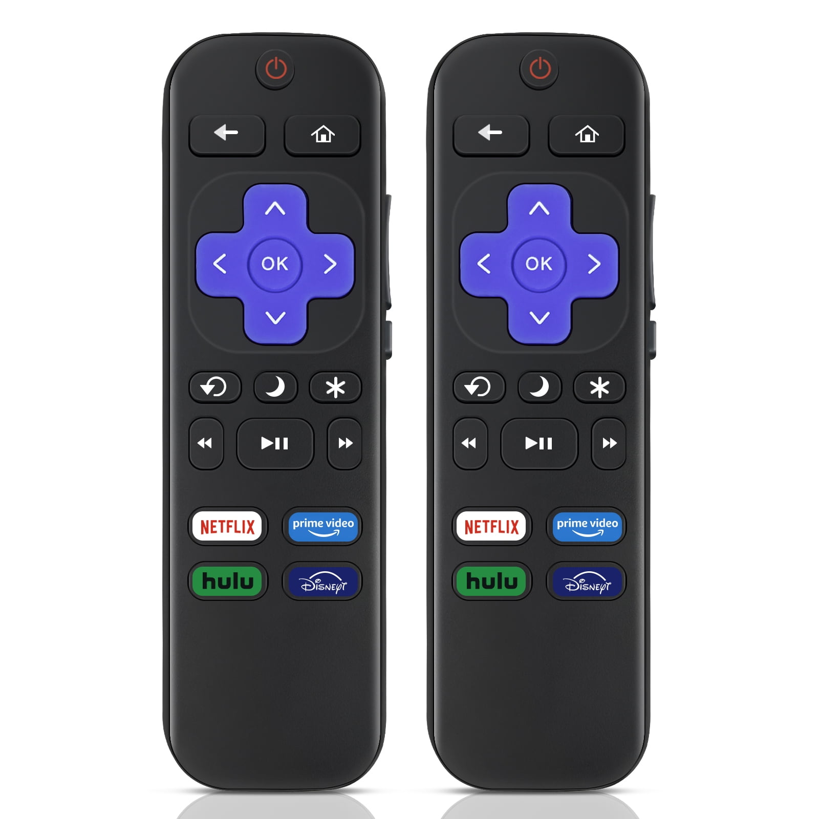 (2 Pack) Replacement Remote Control for Roku TV - Compatible with TCL ...