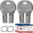 2 Pack Replacement Rodent Mouse Bait Station Key for EZ Klean Rat & FBS ...