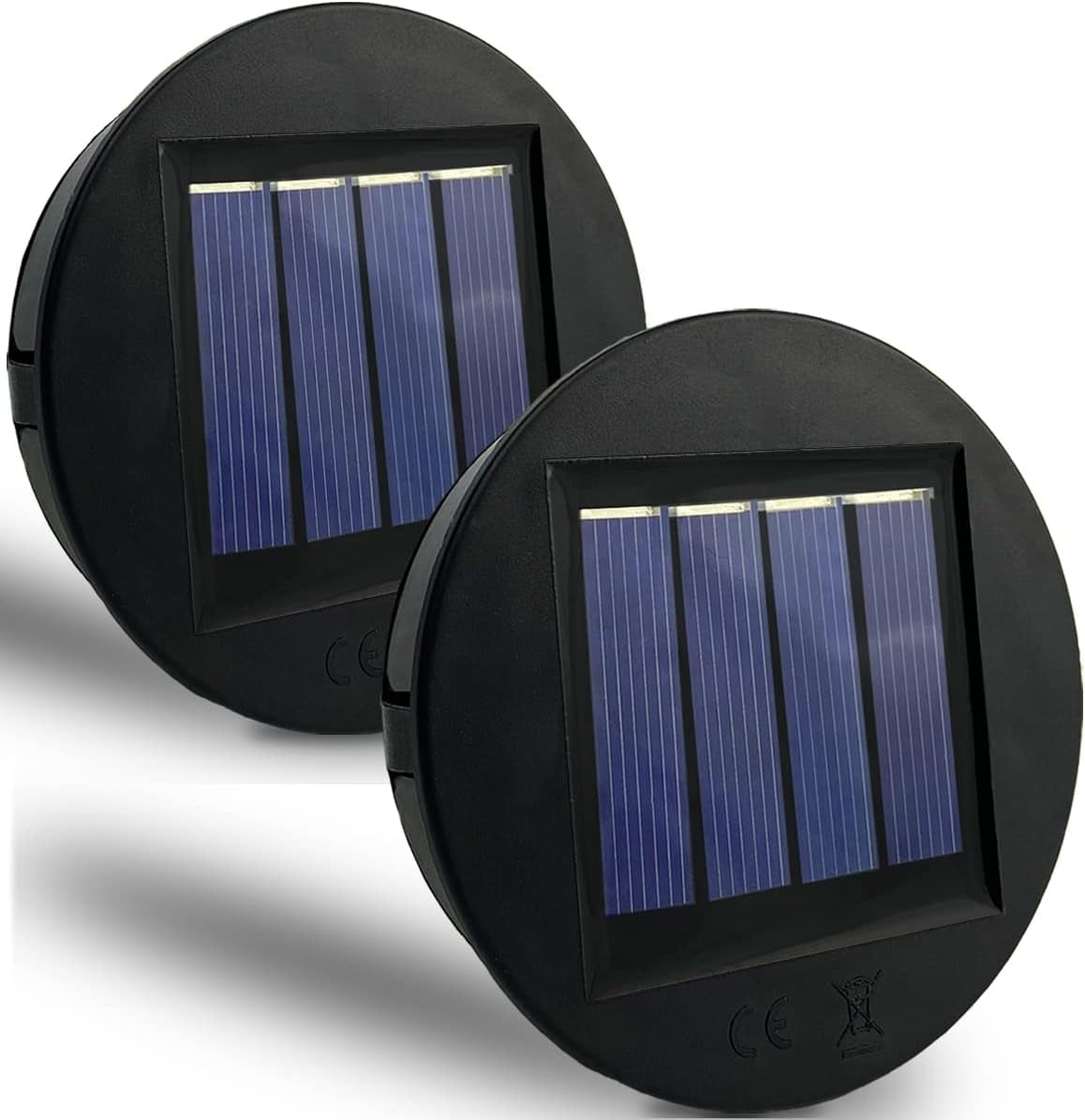 2 Pack Replacement Solar Light Parts, 8 lumens Solar Lights Replacement ...