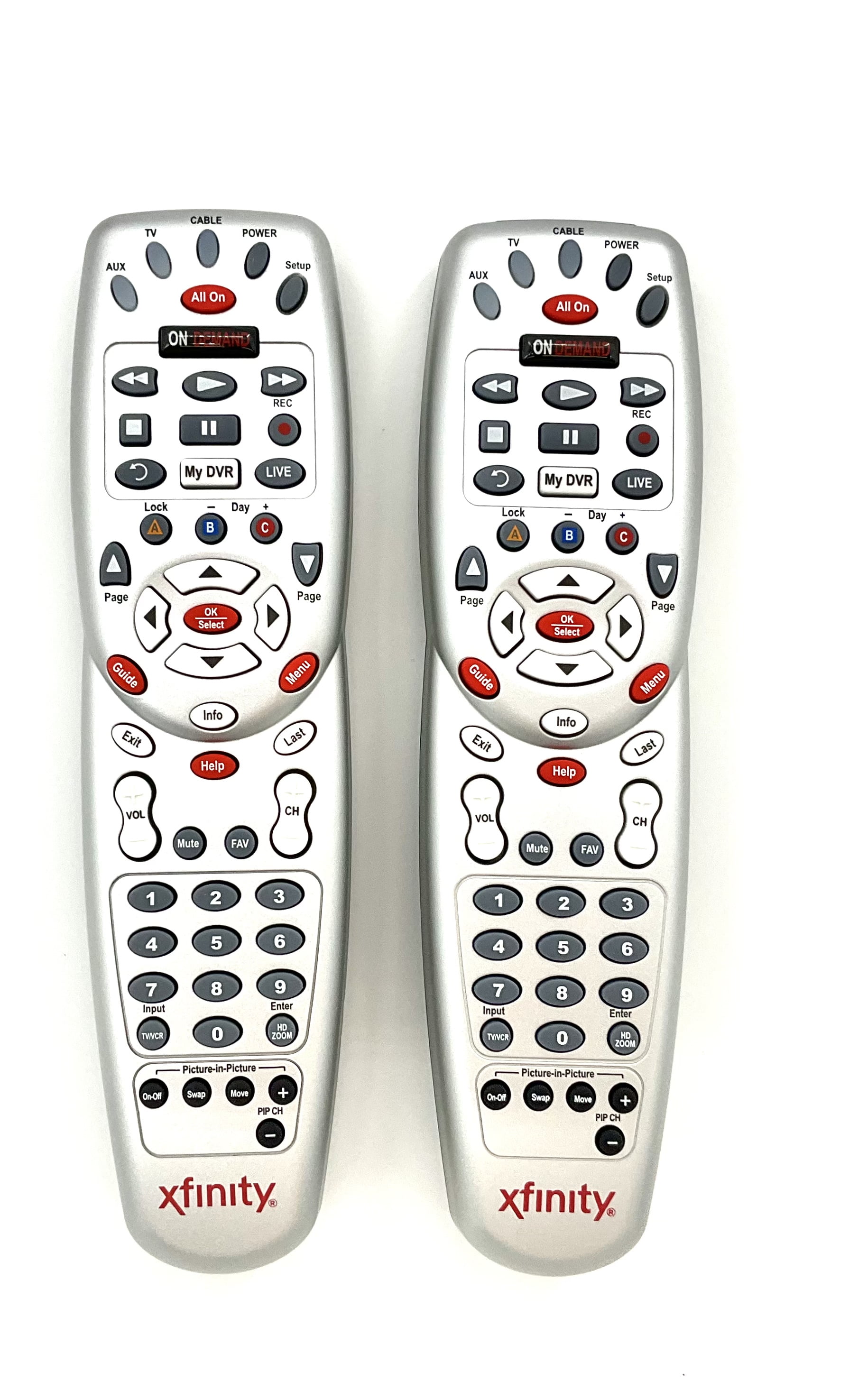 (2 Pack) Replacement Xfinity Comcast Remote Control for DCX RNG Series ...