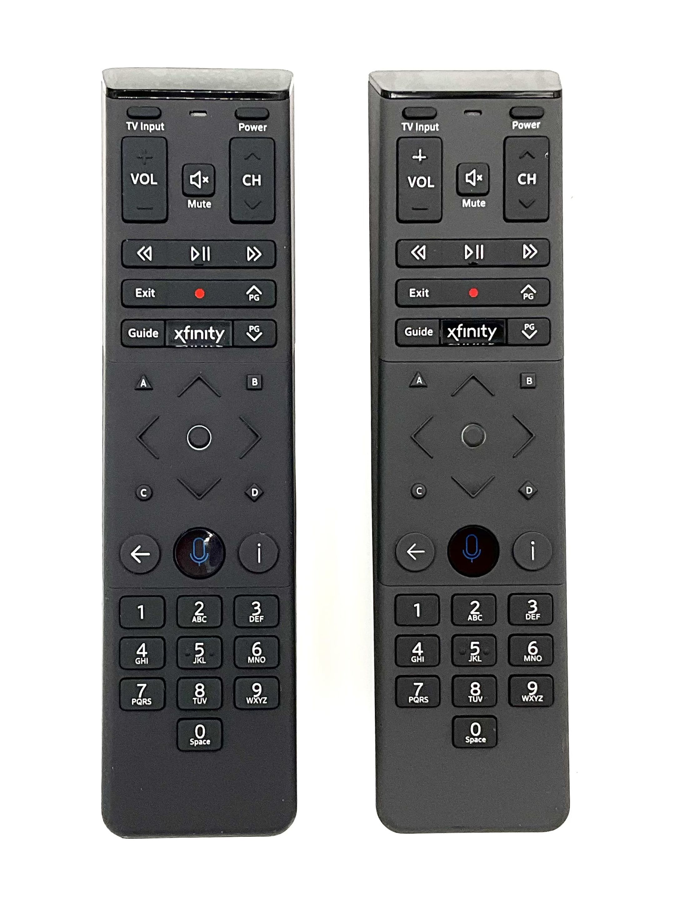 Xfinity Comcast Voice Remote Control XR15 2 Pack With Backlight For Xfinity Comcast Voice Remote Control XR15 2 Pack With Backlight For