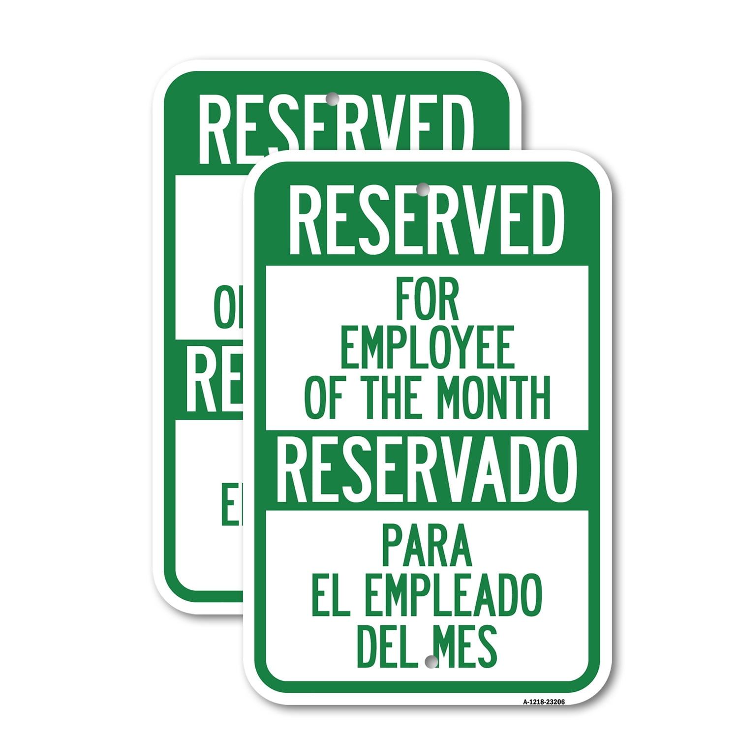 (2 Pack) Reserved for Employee of the Month - Reservado Para El ...