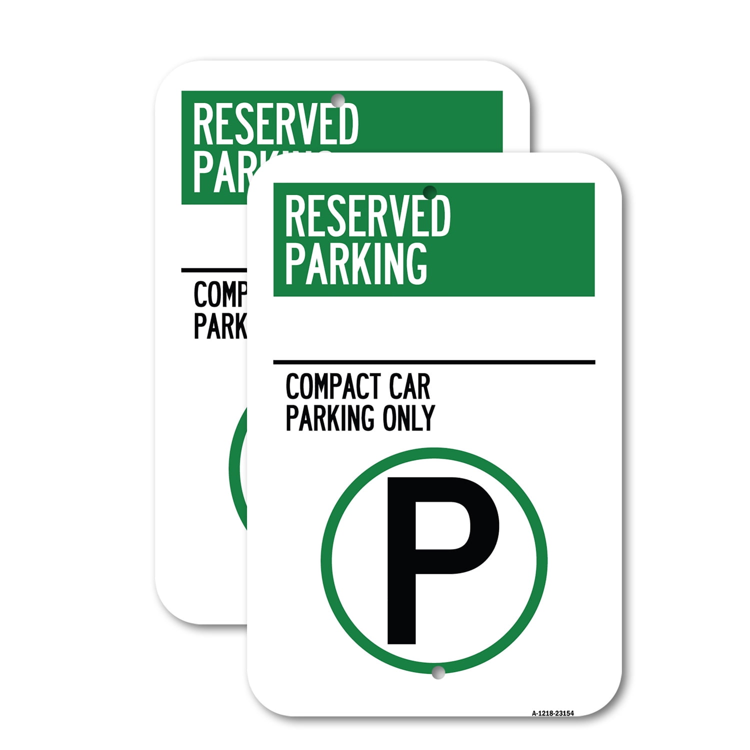 (2 Pack) Reserved Parking - Compact Car Parking Only (With Parking ...
