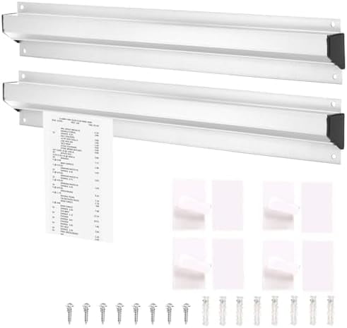 2 Pack Restaurant Ticket Holder, 16 Inch Aluminum Order Receipt Holder ...
