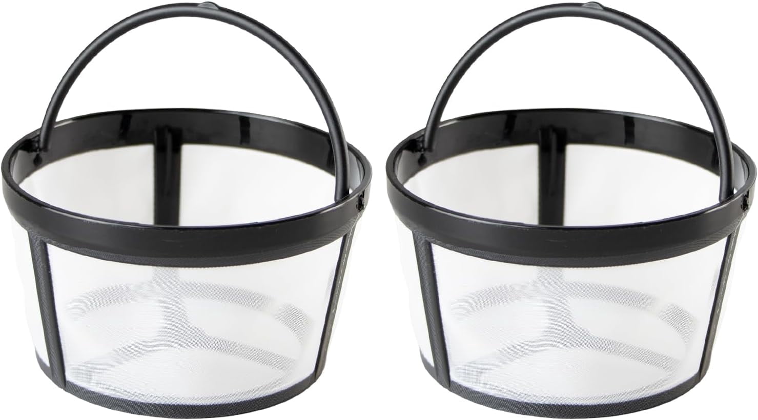 2 Pack Reusable Coffee Filters, 4-5 Cup Coffee Filter Basket, Nylon ...
