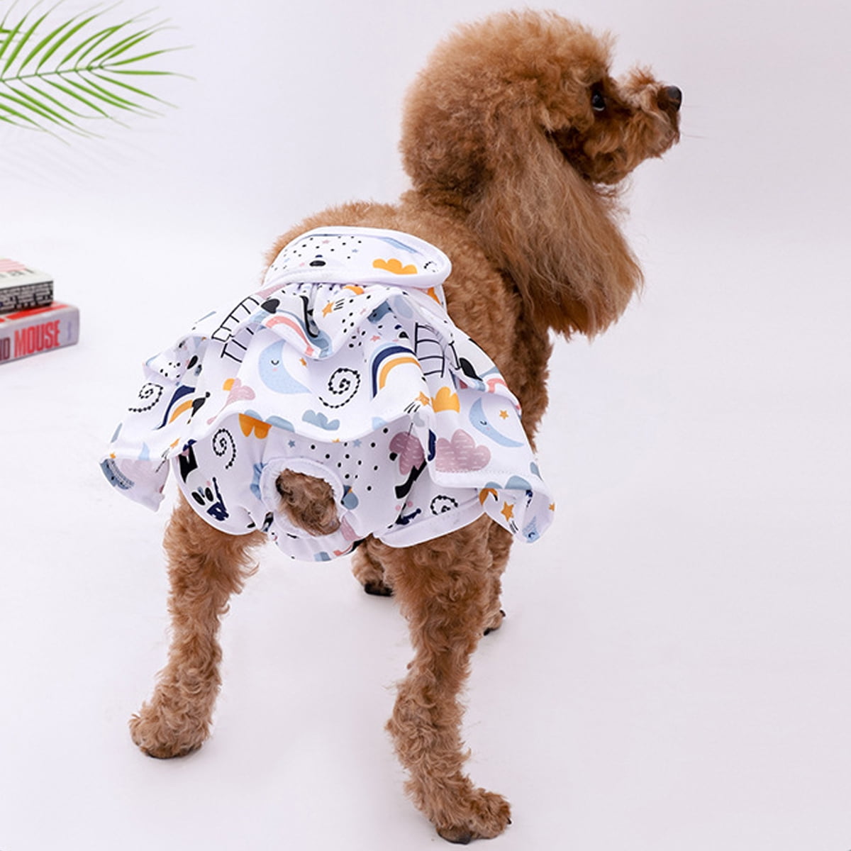 2 Pack Reusable Doggie Diapers Dress, Absorbency Leak-Proof Puppy ...