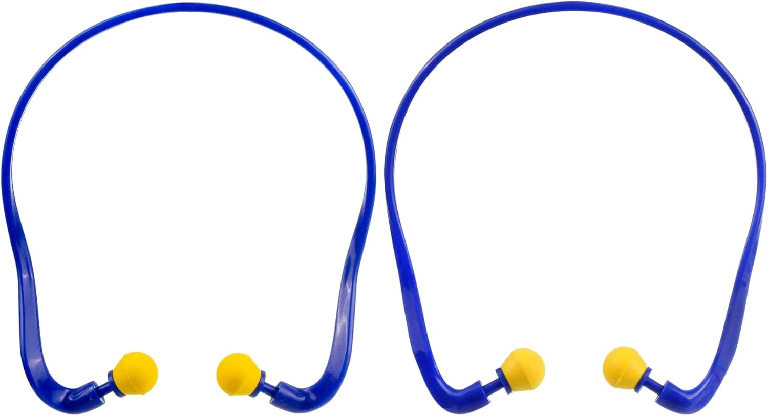 2-Pack Reusable Earplugs for Shooting Range Lightweight Banded Ear ...