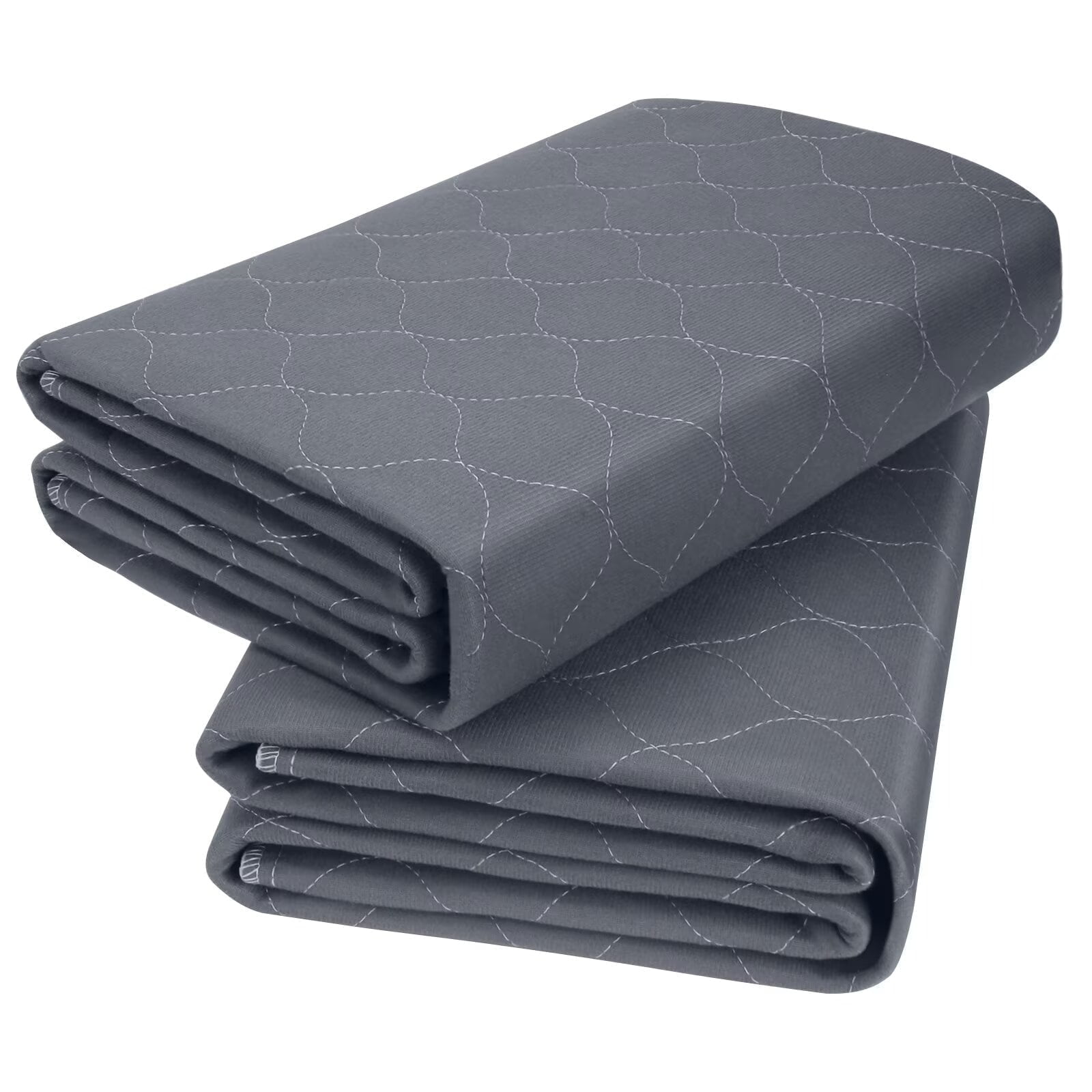 2-Pack Reusable Incontinence Bed Pads - 18"x18" Waterproof Underpads ...