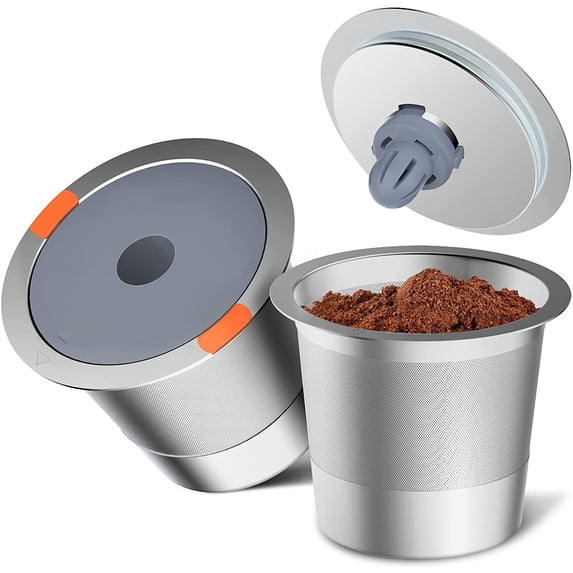 QALLPESD Reusable K Cups Stainless Steel for Keurig 1.0 & 2.0 - Walmart.com