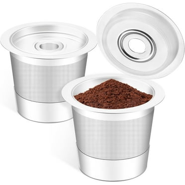 i Cafilas Lid Reusable Coffee Capsule Cap Refillable Pods for Nespresso ...