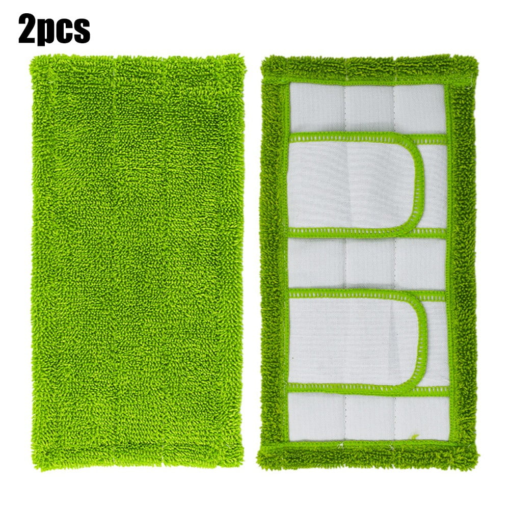 2 Pack Reusable Reusable Microfiber Mop Pads For For Swiffer Wet and ...