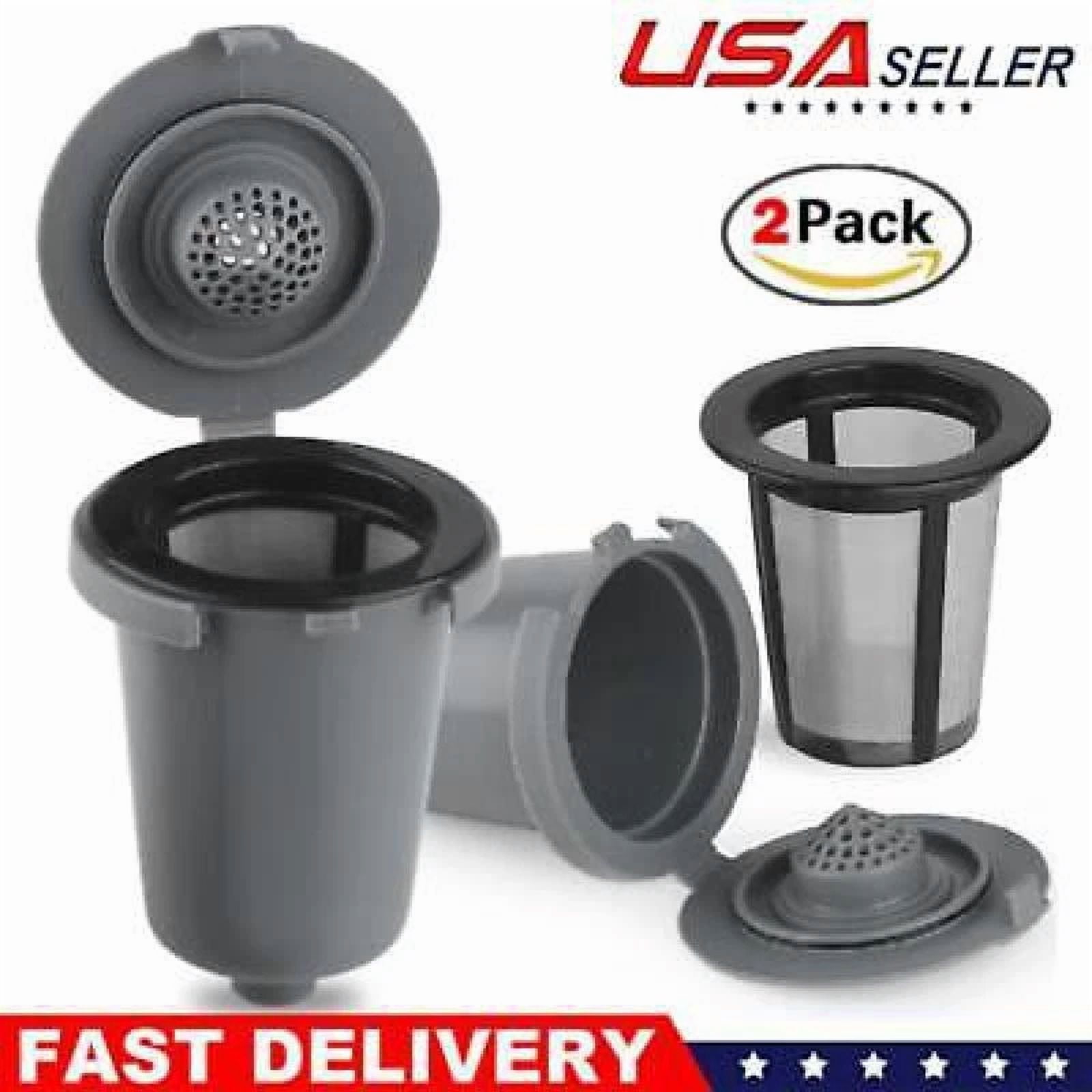 2 Pack Reusable Single Serve Cafe K-Cup Filter Pods For Cuisinart ...
