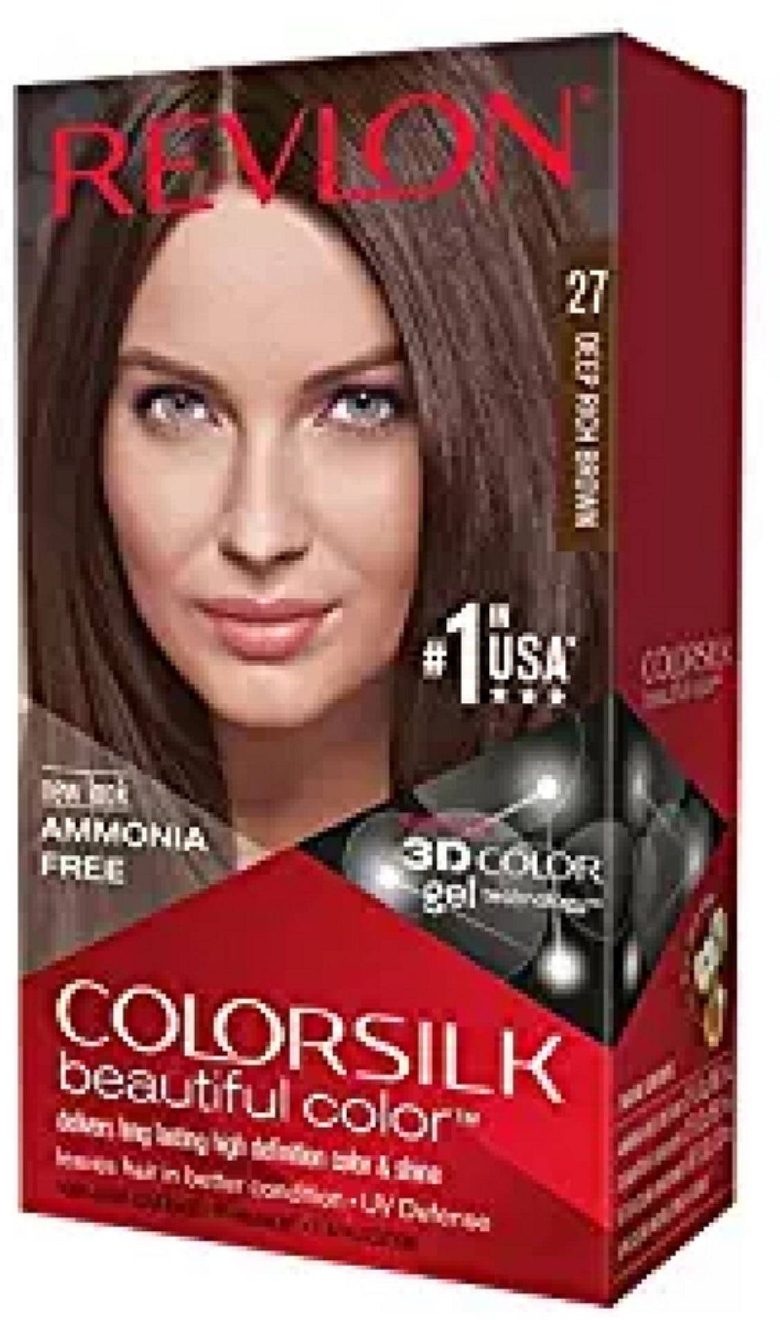 Revlon ColorSilk Permanent Hair Dye, Deep Rich Brown, 2 Pack - Walmart.com