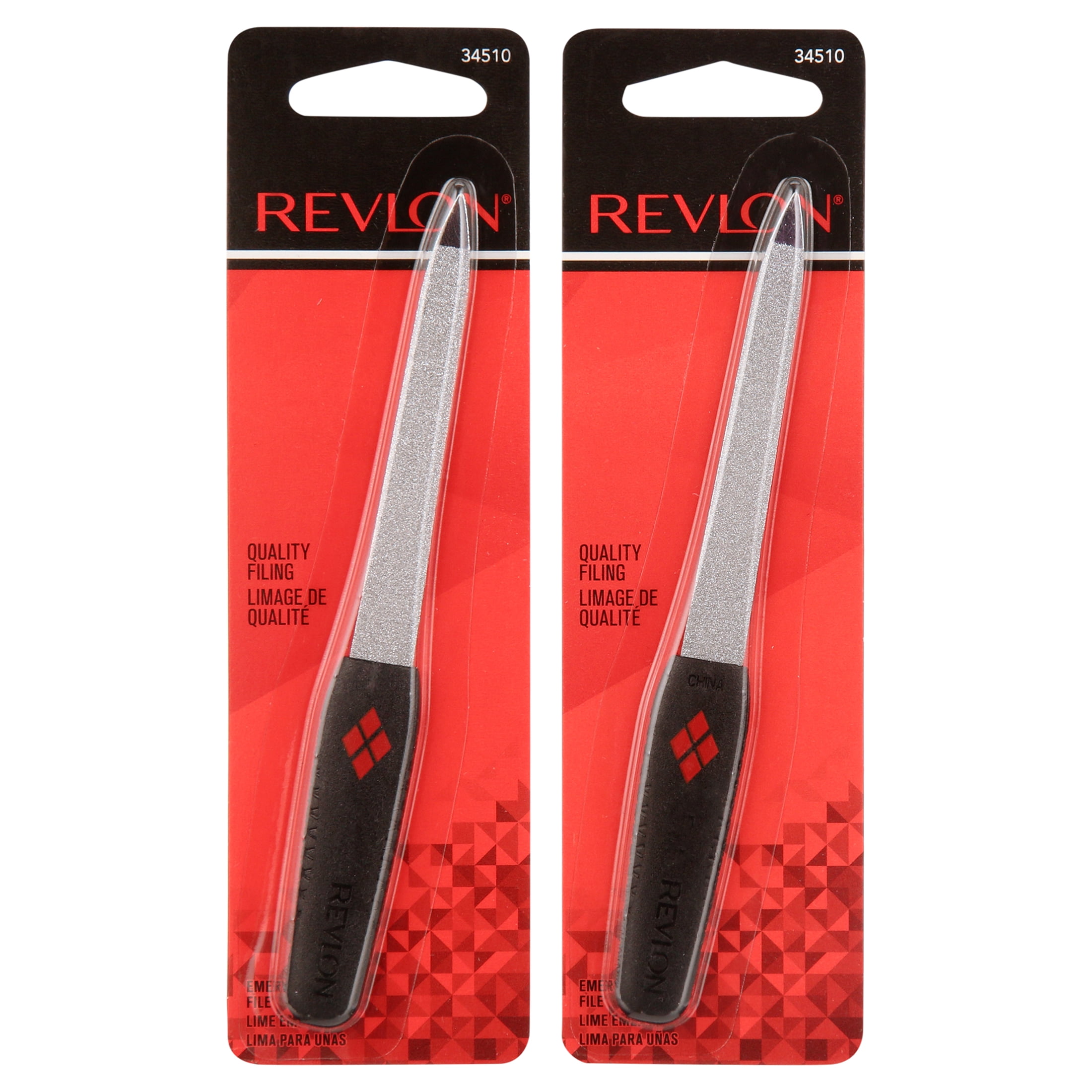 Revlon Emeryl Nail File, 2 Pack - Quick, Easy Filing, Prevents ...