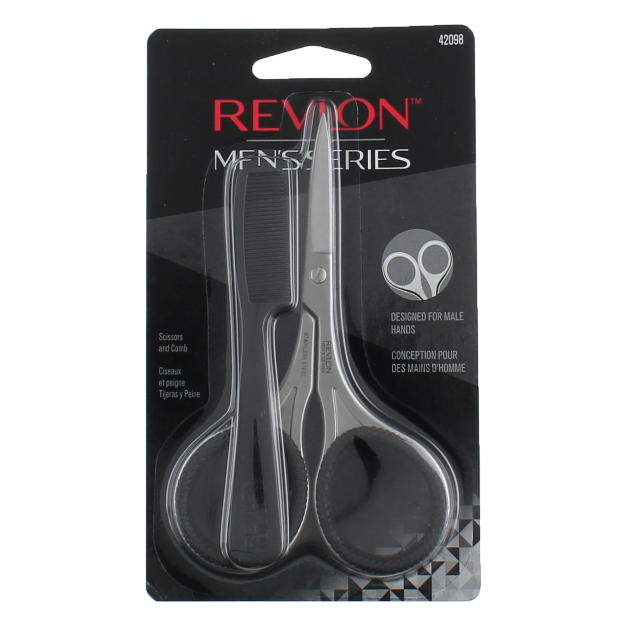 Revlon Men's Series Scissors and Comb, 2 Ct (2 pack) - Walmart.com