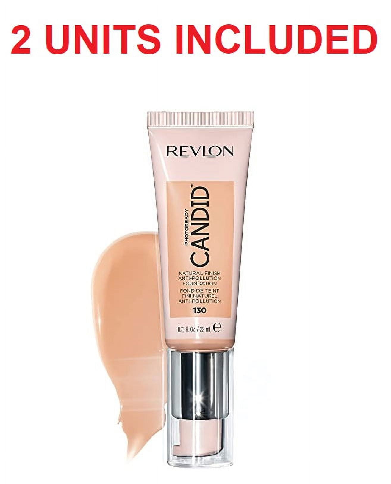 2 Pack: Revlon PhotoReady Candid Natural Foundation 130 IVORY 0.75Fl Oz ...
