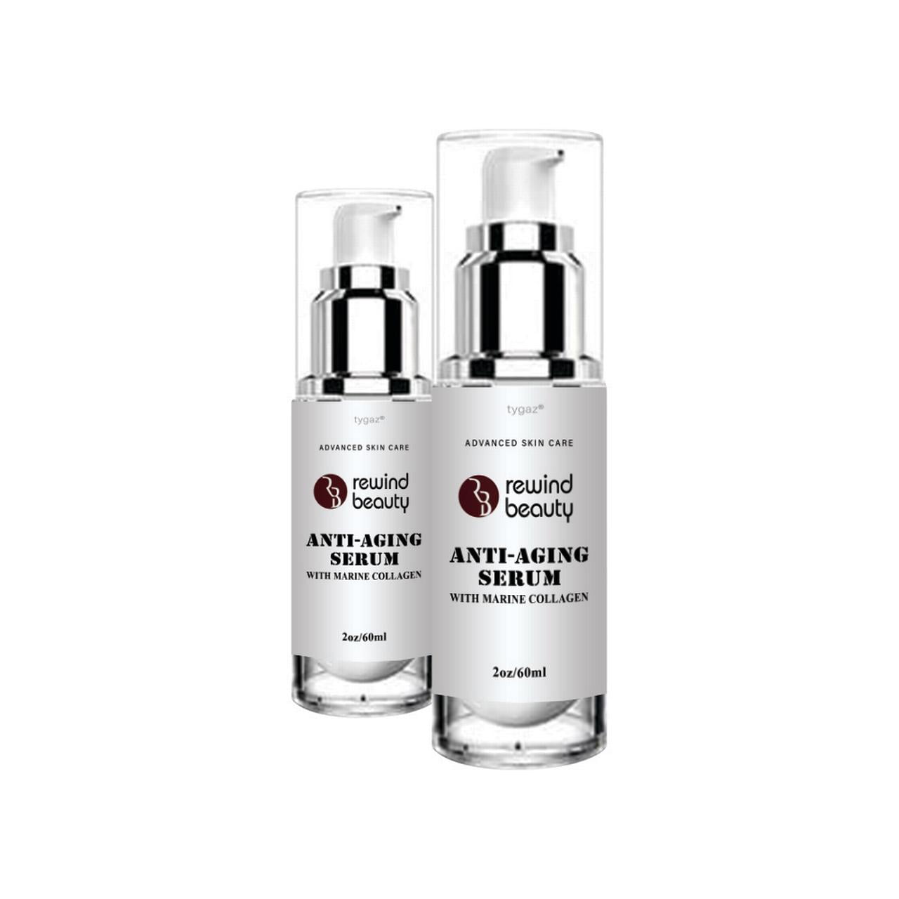 (2 Pack) Rewind Beauty - Rewind Beauty Anti-Aging Wrinkle Free Serum ...