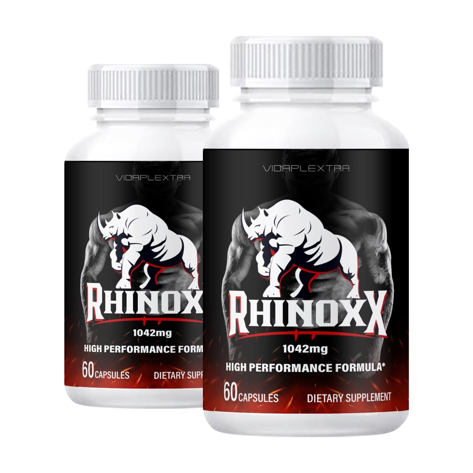 (2 Pack) Rhinox X Capsules - Rhinox X Male Capsules - Walmart.com