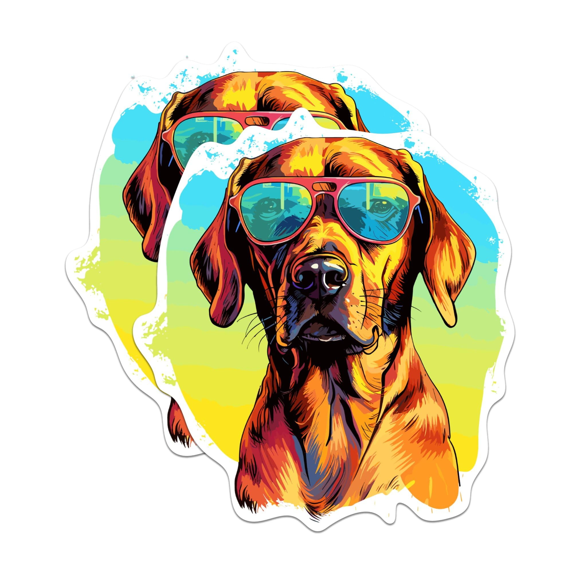 (2 Pack) Rhodesian Ridgeback Dog Magnets - Rhodesian Ridgeback with ...