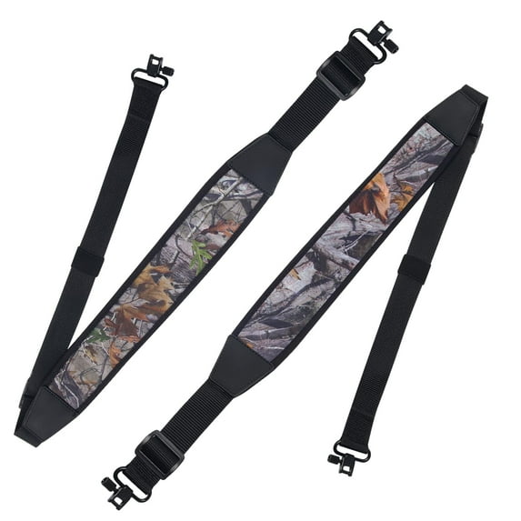 2 Pack Rifle Sling, Two Point Sling with Swivels Neoprene Padded ...