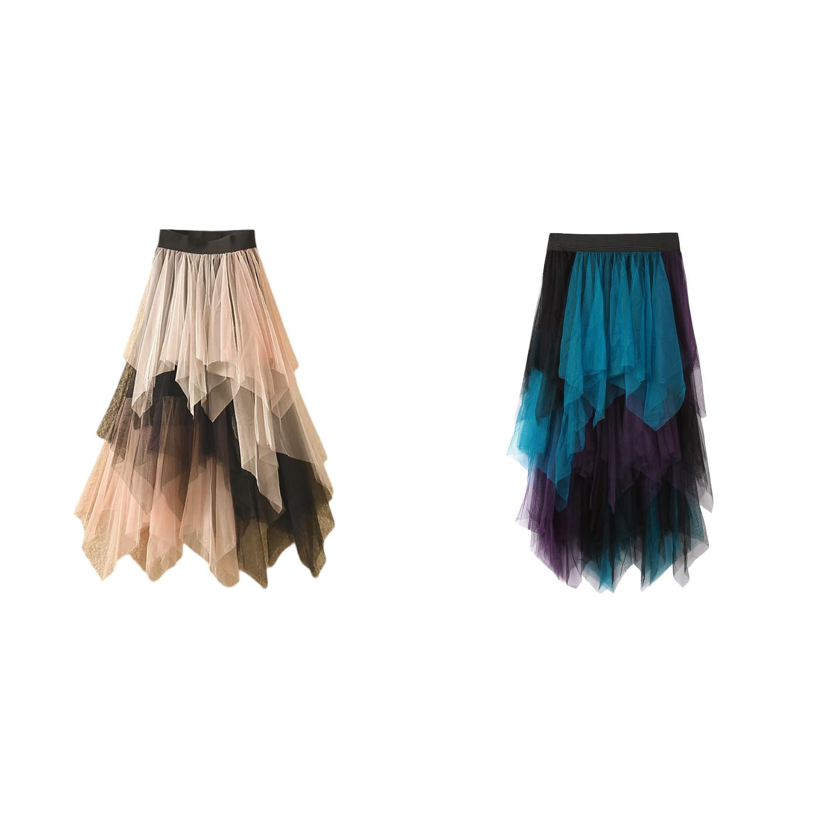 (2-Pack) Rinsvye Boneless A Hem Wedding Crib Skirt Dress Long Petticoat ...