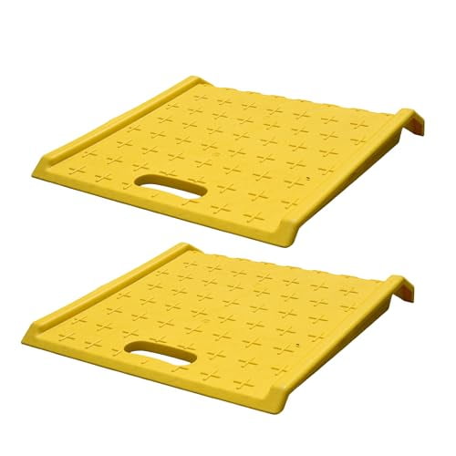 2 Pack Rise Portable Curb Ramp,Ramps for Hand Trucks for Home Steps ...