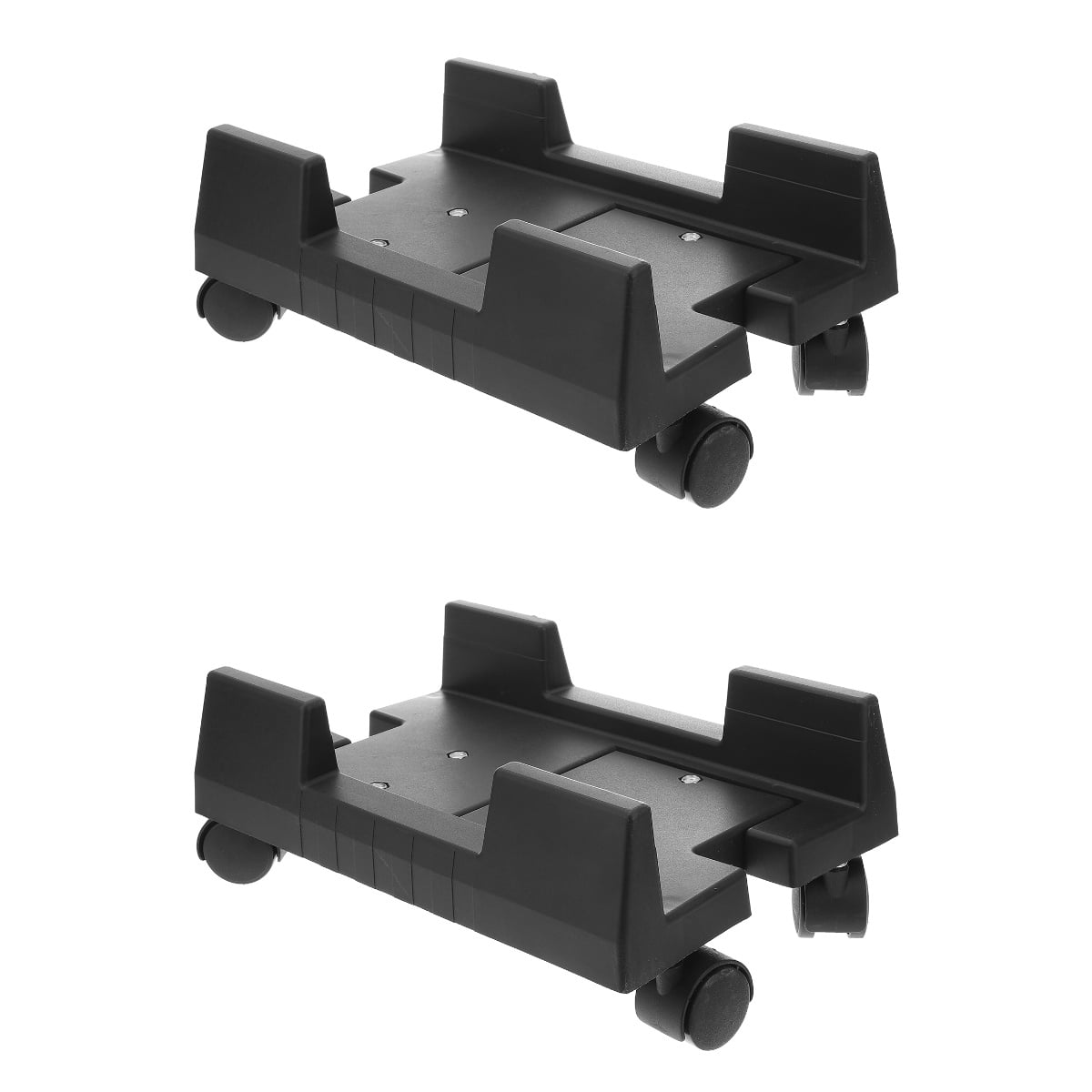 2 Pack Riser CPU Bracket Computer Tower Organizer Stand Cart - Walmart.com