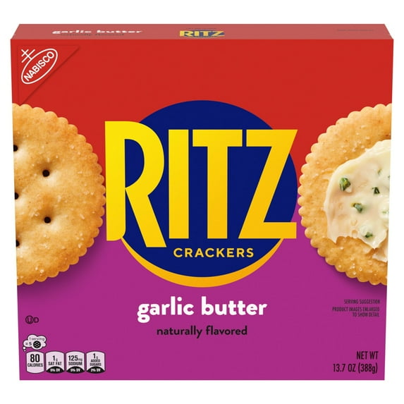2 Pack - Ritz Crackers Garlic Butter 13.7 oz Package May Vary - Walmart.com