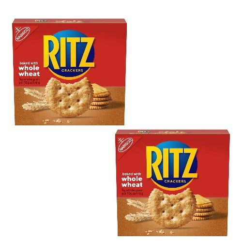 ( 2 Pack ) Ritz Nabisco Crackers Baked With Whole Wheat 12.9 Oz. Box ...