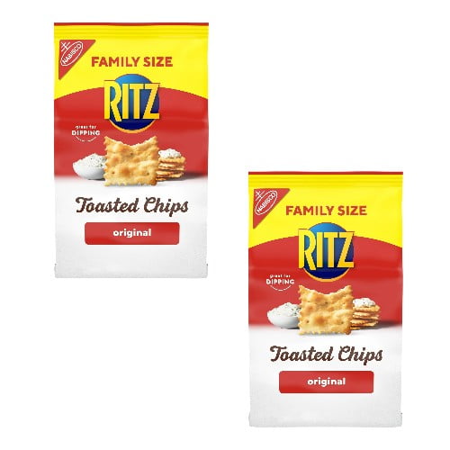( 2 Pack ) Ritz Toasted Chips Original Crackers, Family Size, 11.4 Oz ...