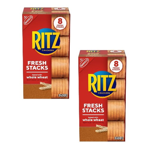 ( 2 Pack ) Ritz Whole Wheat Crackers - Fresh Stacks - 11.6oz - Walmart.com
