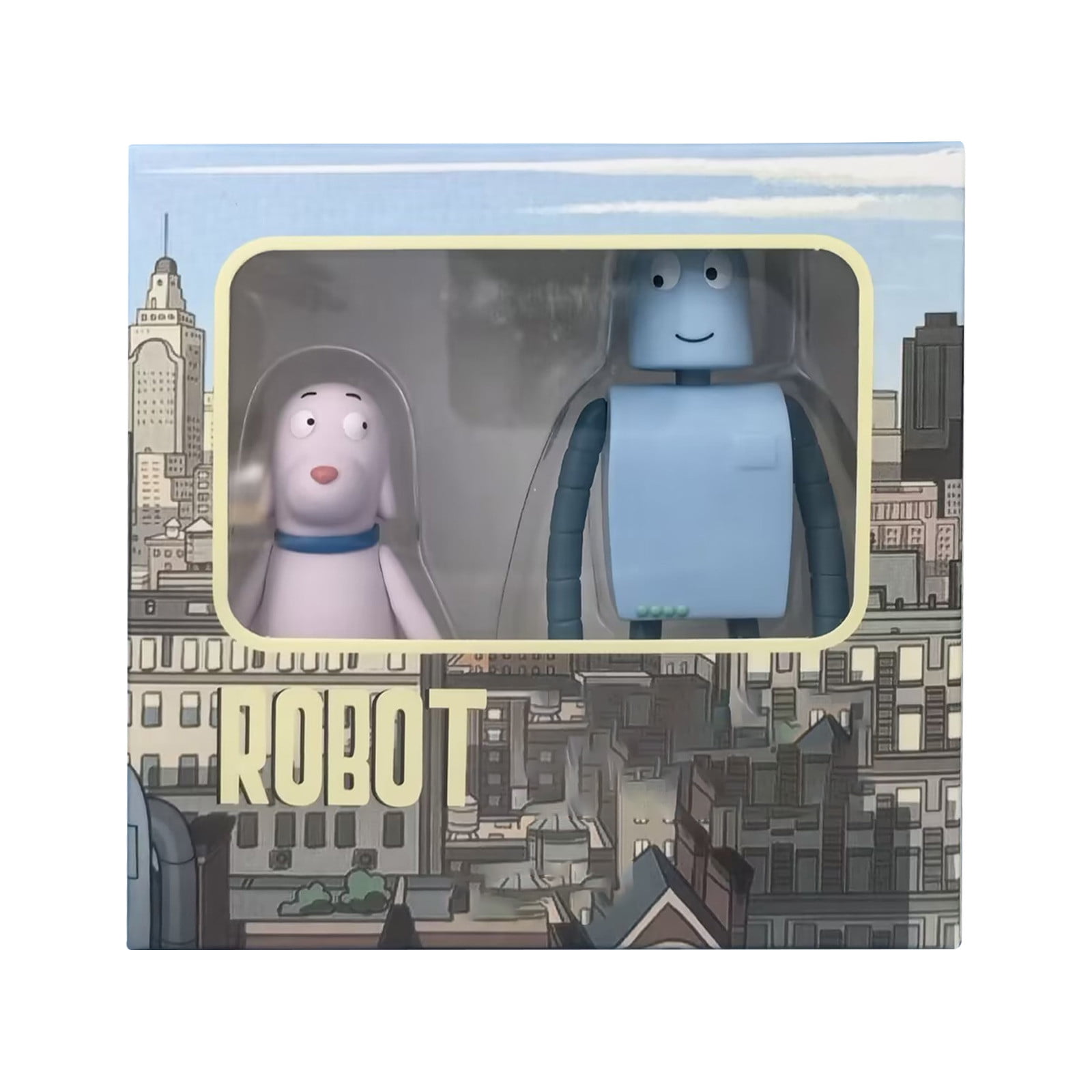 2-Pack Robot Dreams Figures, Include 2.9 Inch Dog Varon and 3.9Inch ...