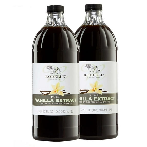 2 Pack | Rodelle Pure Vanilla Extract, 32 oz - Walmart.com