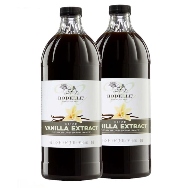 2 Pack | Rodelle Pure Vanilla Extract, 32 oz - Walmart.com