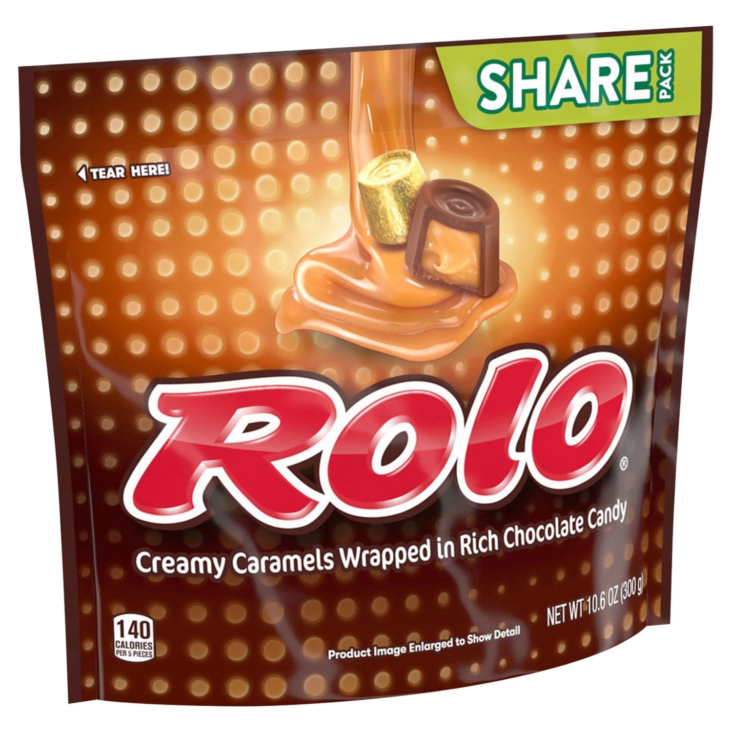 2 Pack - Rolo Chocolate Caramel Candy Miniatures 10.6 oz Package May ...