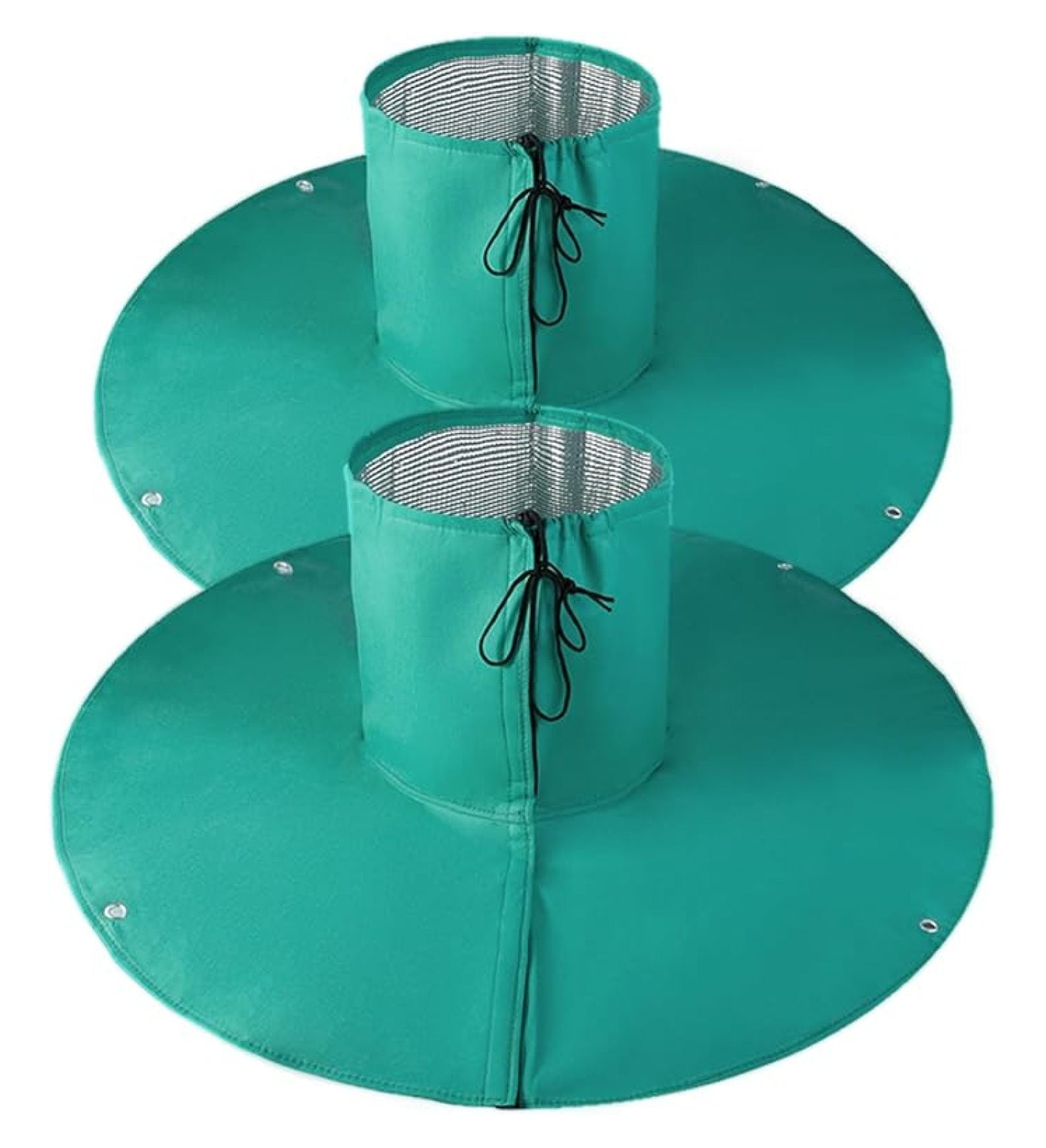 2 Pack Root Protectors, Winter Tree Root Covers with Ground Stakes ...