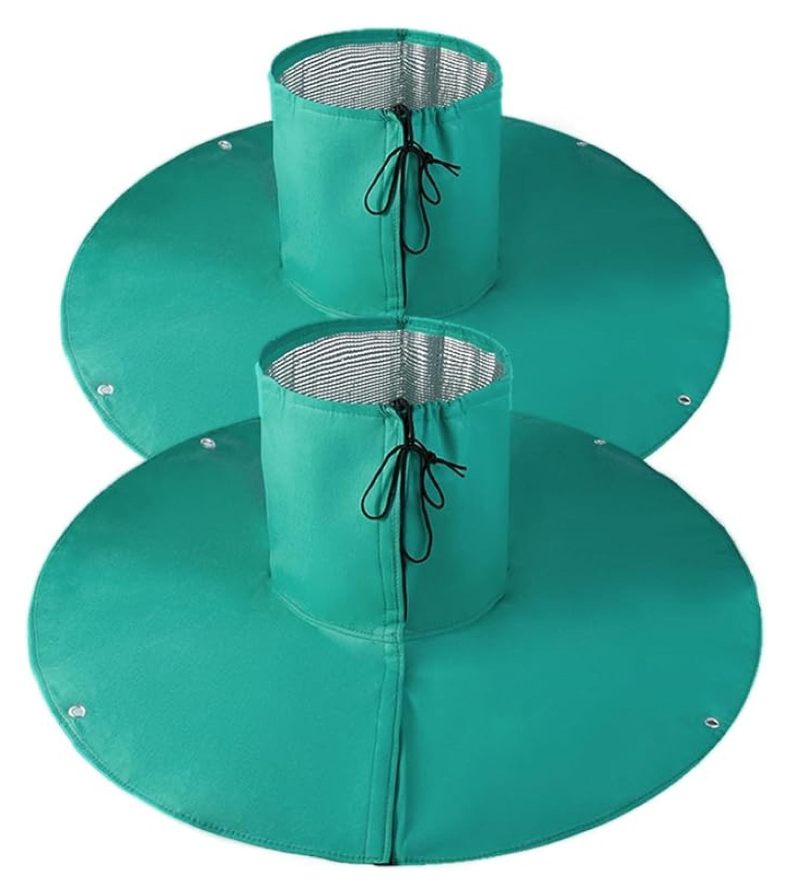 2 Pack Root Protectors, Winter Tree Root Covers with Ground Stakes ...