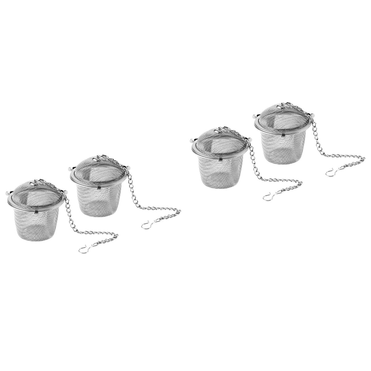 2 Pack Round Ball Colander for Tea Mesh Filter Loose Leaf Infuser ...