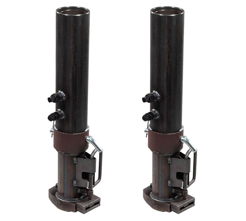 2 Pack Round Gooseneck Trailer Coupler w/ Load Bearing Pin Set ...