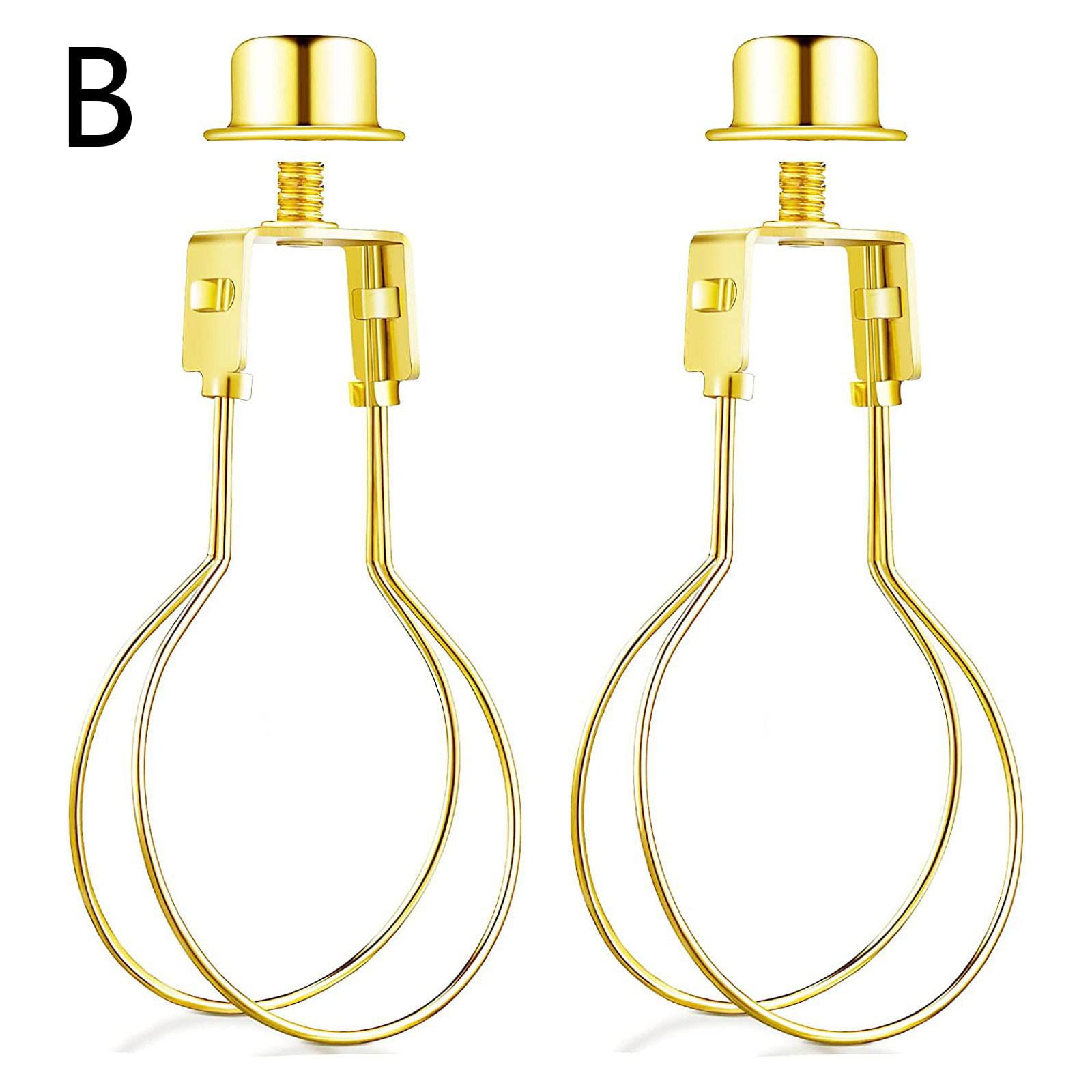 "Max Choice 2 Pack Lamp Shade Clip Adapter, Heavy Duty Metal, Fits ...